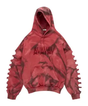 AVAVAV Distressed Logo Hoodie