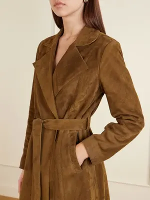 Nour Hammour Long Sleeved Belted Coat