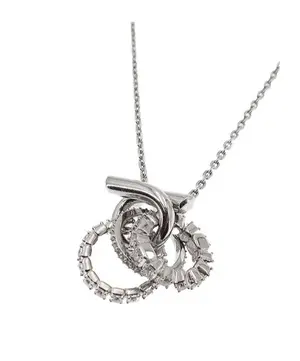 FERRAGAMO Gancini Embellished Pendant Necklace