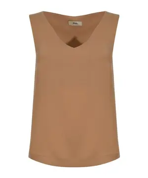 Herno V-neck Sleeveless T-shirt
