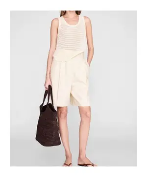ANINE BING Crew Neck Knit Vest