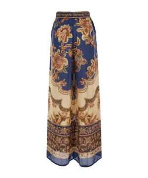 Zimmermann Baroque Print Silk Shirt - Brown