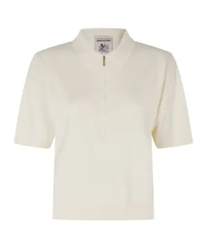 SEMICOUTURE Half-zip Polo Top