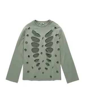 AVAVAV Semi-distressed Layered T-shirt