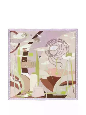 Fendi Graphic-print Scarf