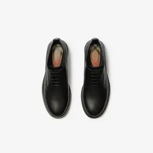 Burberry Leather Pembroke Derby Shoes