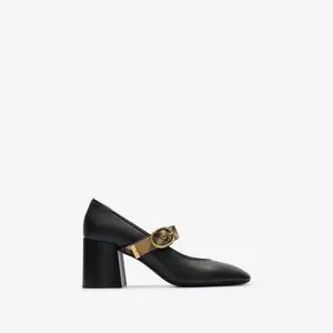 Burberry Check Strap Leather Robin Shoes