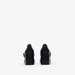Burberry Check Strap Leather Robin Shoes