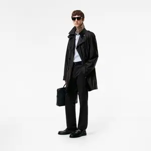 Burberry Mid-length Nylon Leadenham Trench Coat