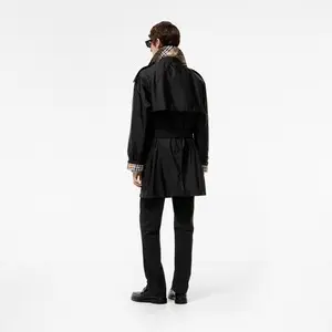 Burberry Mid-length Nylon Leadenham Trench Coat