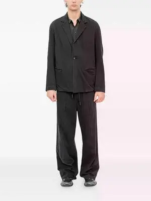 Andrea Ya'aqov Exposed-seam Single-breasted Blazer