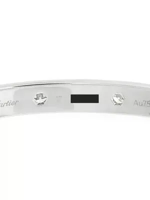Cartier Love Diamond Bracelet In 18k White Gold