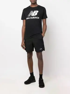 NEW BALANCE Logo-print T-shirt - Black