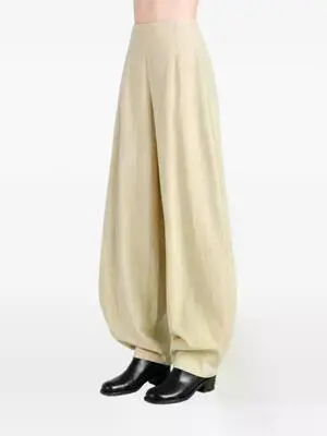 CORTANA Striped Pleated Trousers