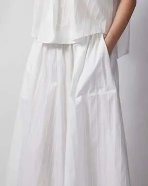 HOUSE OF DAGMAR Cotton Maxi Skirt