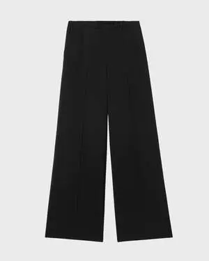 HOUSE OF DAGMAR Elastic Waist Wool Trousers