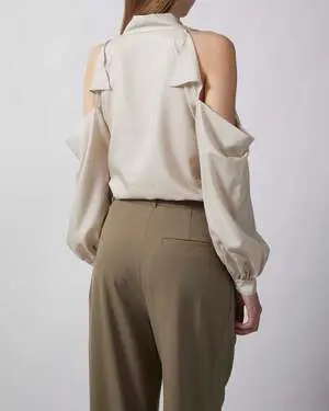 Acne Studios Cut-out Bow Blouse