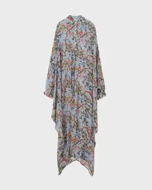 Rodebjer Volta Trailing Dress - Blue