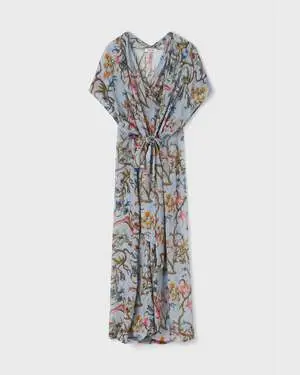 Rodebjer Olympia Trailing Floral Print Maxi Dress