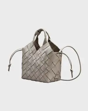 CALA & JADE Misu Handwoven Leather Bag