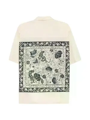 TINTORIA MATTEI 954 Floral-print Short-sleeve Shirt