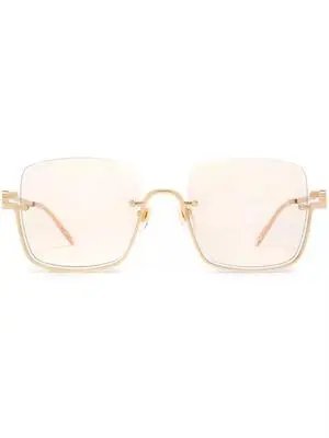 Gucci Square-frame Sunglasses - Gold