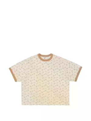 Woolrich Logo-print Ringer T-shirt - Neutrals