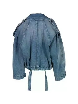 Brandon Maxwell Regan Denim Jacket
