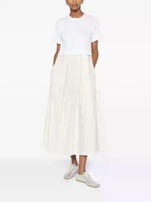 Peserico Paneled Crewneck Dress