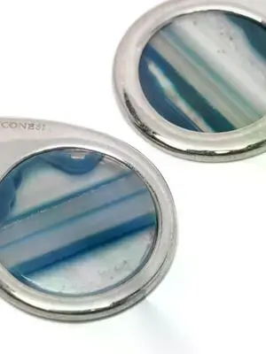 PANCONESI Small Agate Earrings