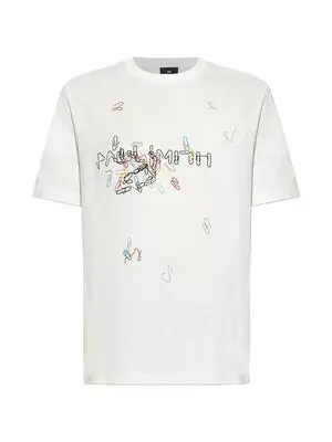 Paul Smith Paperclip-print T-shirt