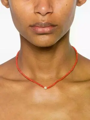 COLLANINE COLORATE Beaded Pearl-detail Necklace