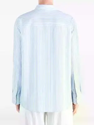 Auralee Striped Wool Shirt