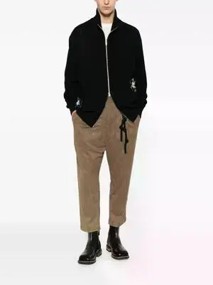SONG FOR THE MUTE Drawstring Waist Trousers - Brown