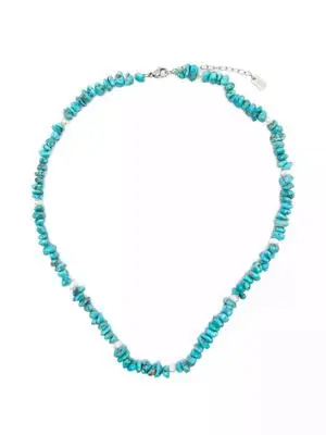 COLLANINE COLORATE Turquoise Pearl-embellished Necklace - Blue