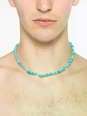 COLLANINE COLORATE Turquoise Pearl-embellished Necklace