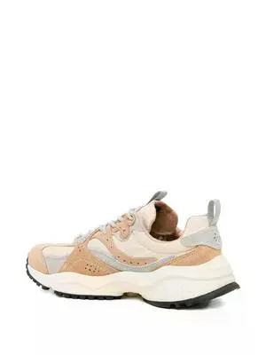 FLOWER MOUNTAIN Panelled Perforated Sneakers