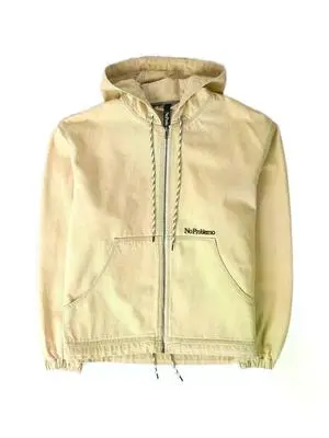 NO PROBLEMO Hooded Denim Jacket