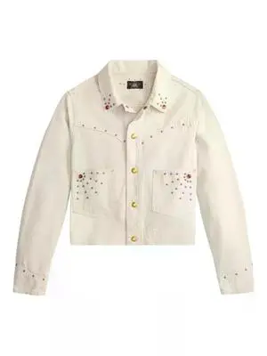 Ralph Lauren Studded Embellished Jacket - Neutrals