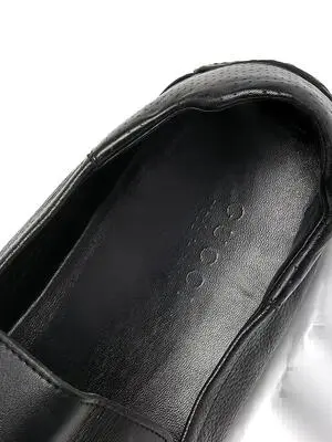Gucci Leather Horsebit Detail Loafers