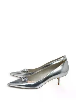 Dior Rose-motif Pointed-toe Pumps