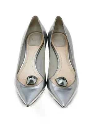 Dior Rose-motif Pointed-toe Pumps
