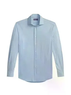 Ralph Lauren Purple Label Knit Piqué Shirt - Blue