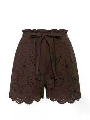 MEIMEIJ Broderie Anglaise Scalloped Shorts