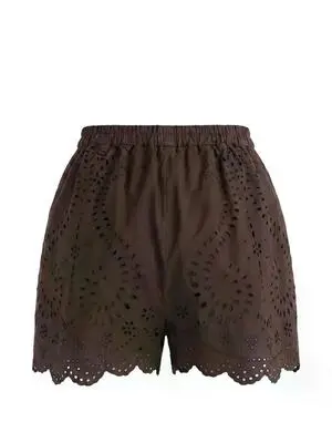 MEIMEIJ Broderie Anglaise Scalloped Shorts