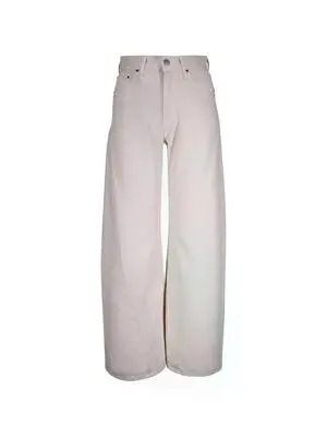 MOTHER The Lil Lemon Twist Sneak Logo-detail Jeans