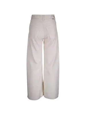 MOTHER The Lil Lemon Twist Sneak Logo-detail Jeans