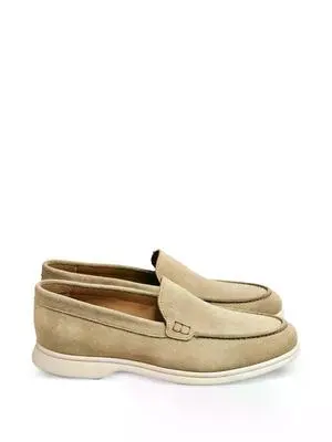 POCHE PARIS Suede Loafers - Grey