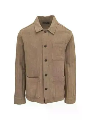Faherty Brand Button-down Patch-pocket Jacket - Brown