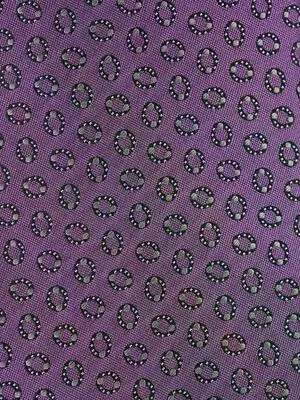 Zegna Geometric Pattern Tie - Purple